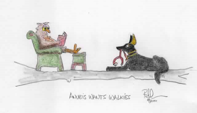 Anubis Wants Walkies | Uncle Bob's Pix